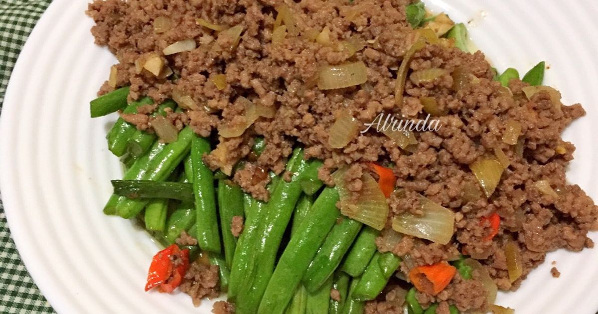Resep daging cincang sapi tumis rumahan enak dan mudah - Cookpad