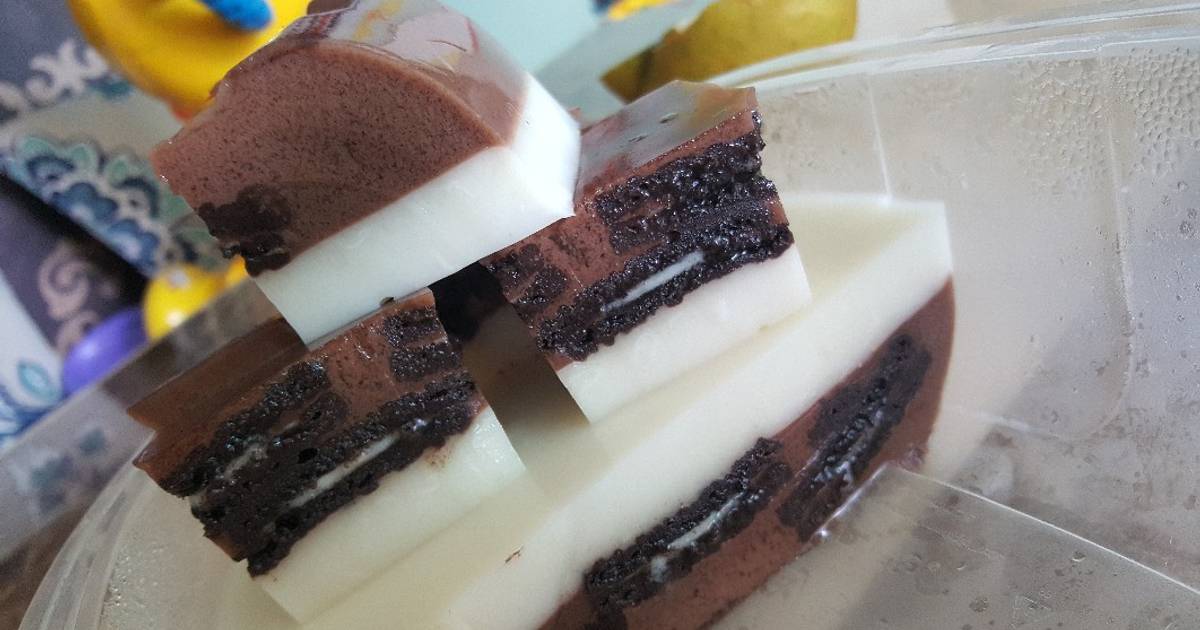 Resep Puding susu oreo oleh Pawon Soimut - Cookpad