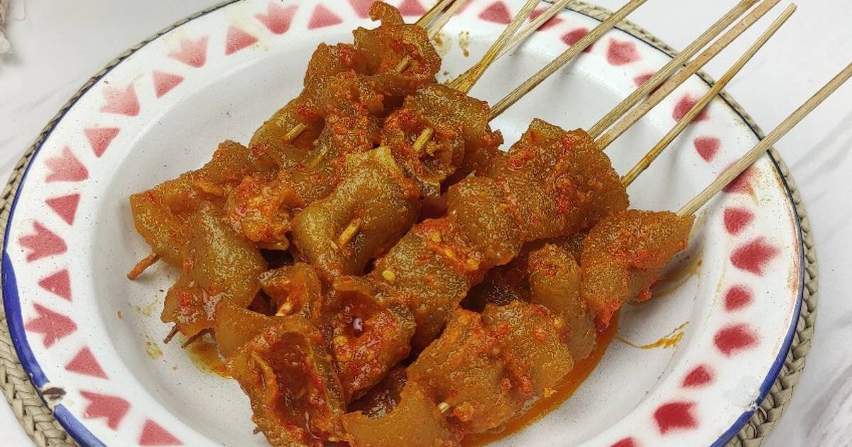 Resep Sate cecek / kikil ala angkringan oleh Chichi Wiranata - Cookpad