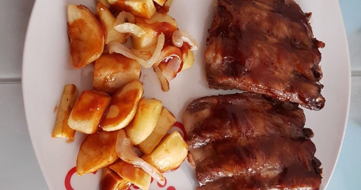 Costillas Con Salsa Barbacoa Receta de Jesús Suárez Puntas- Cookpad