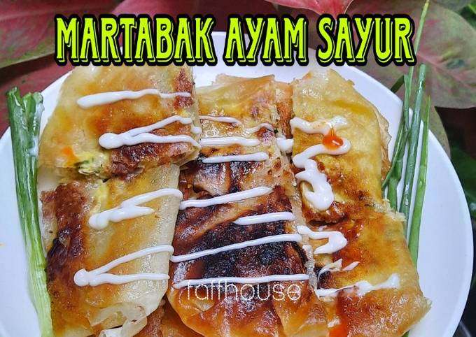 Resep 717. Martabak Ayam sayur oleh Dwi W - Cookpad