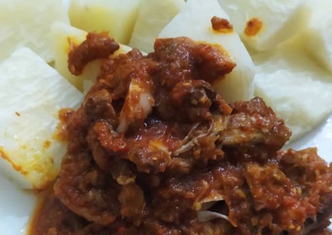 Yam 🍠 With chicken soup 🍲 girki daga Narnet Kitchen - Cookpad