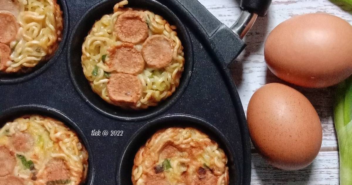 35 resep omelet mie telur untuk anak enak dan mudah - Cookpad