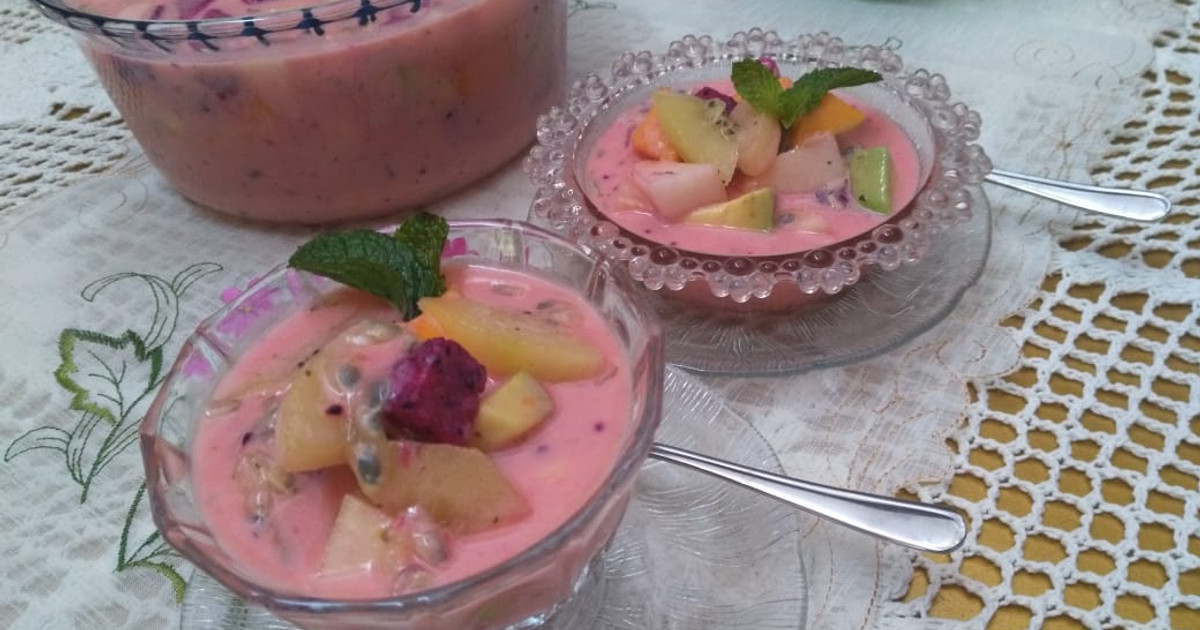 Resep Es Yogurt Mint Buah Campur oleh Rossy Anna Oktavia (ABATA Kitchen ...