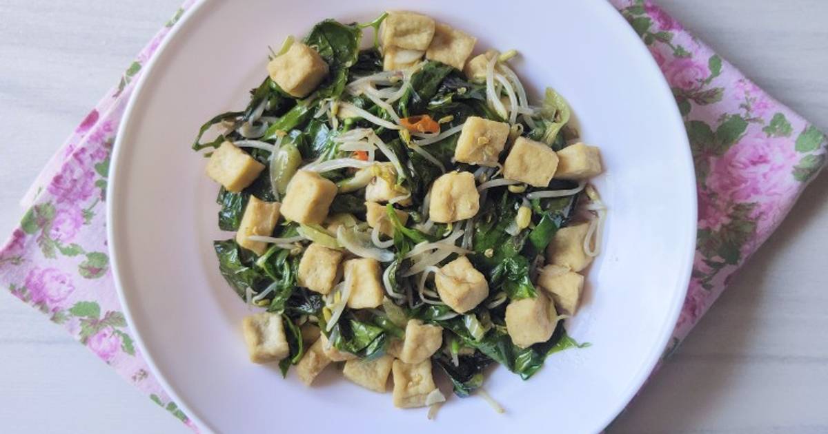 Resep #40 Tumis Tahu Daun Melinjo oleh Eby's Kitchen - Cookpad