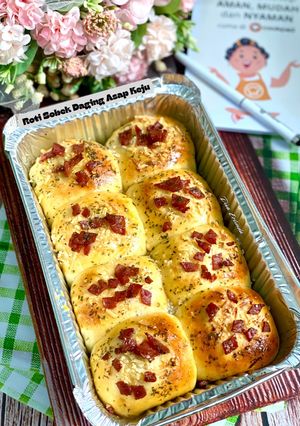 Resep Roti Sobek Daging Asap Keju Tanpa Ulen Tanpa Telur (Margarin ...