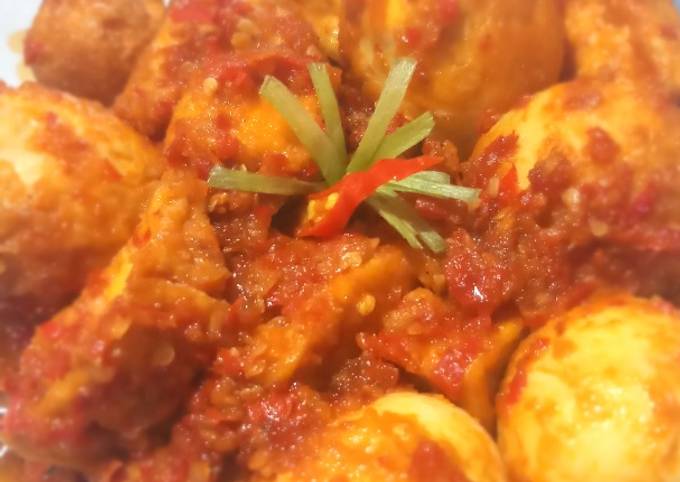 Resep Balado Telur Tahu oleh Nuning M. Ramin - Cookpad