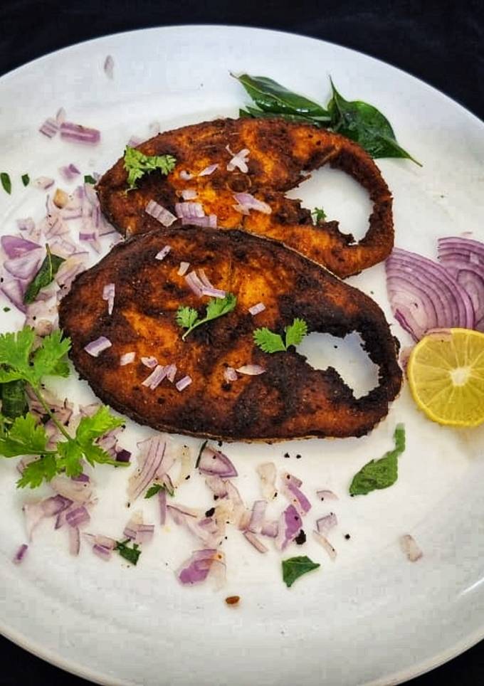 King Fish Fry Recipe by Crazy Cookie - Cookpad