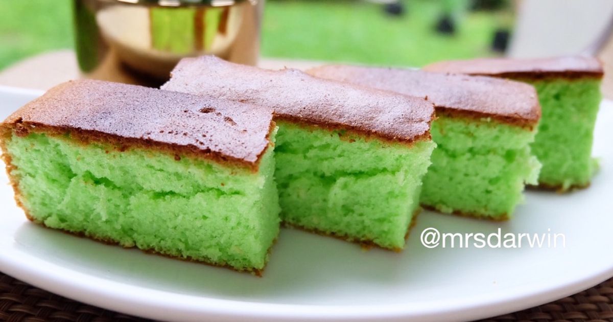 Resep Bolu Pandan oleh Mrsdarwin - Cookpad