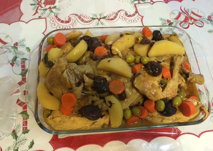 Pollo navideño en vino blanco Receta de roxanabeatrizj8425@hotmail.com ...