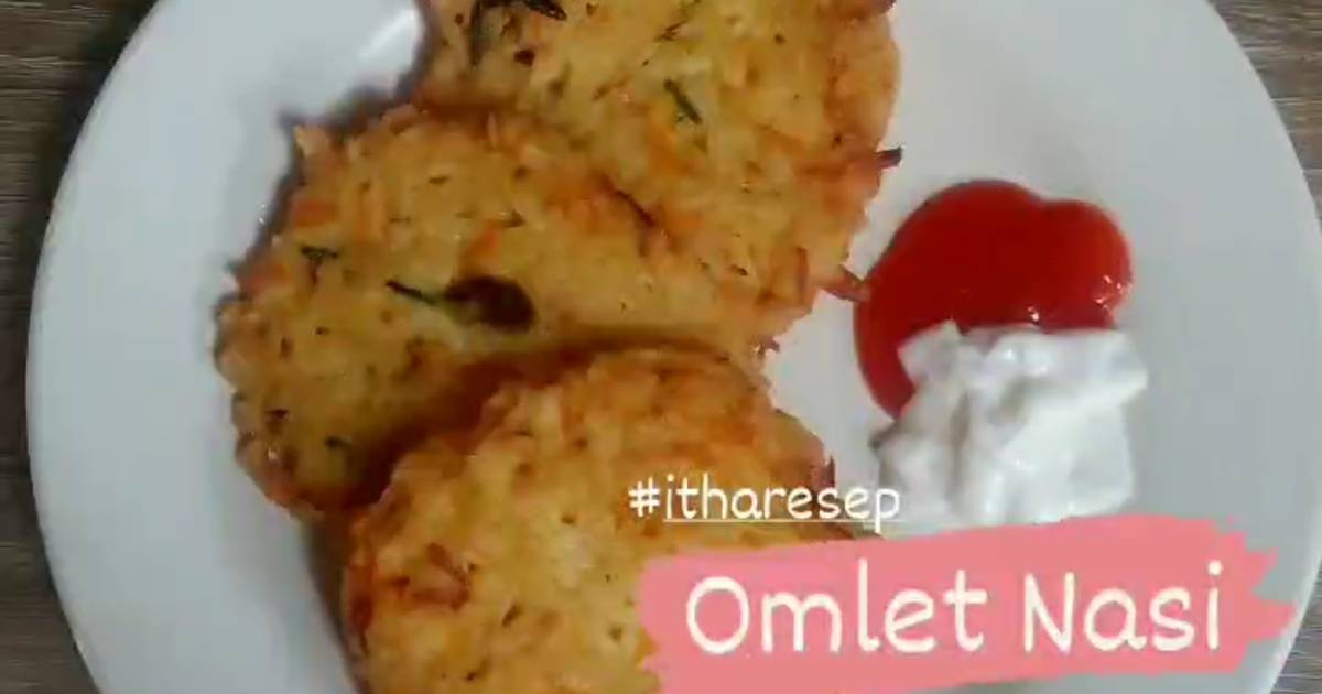 Resep Omlet Nasi oleh Diyah Puspita Rini - Cookpad