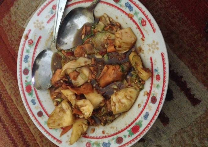 Resep Rujak serut pedas mantap oleh yuniakhomsati - Cookpad