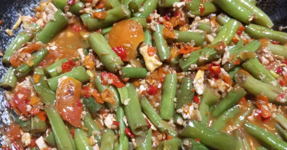 265 resep tumis buncis telur saori enak dan mudah - Cookpad
