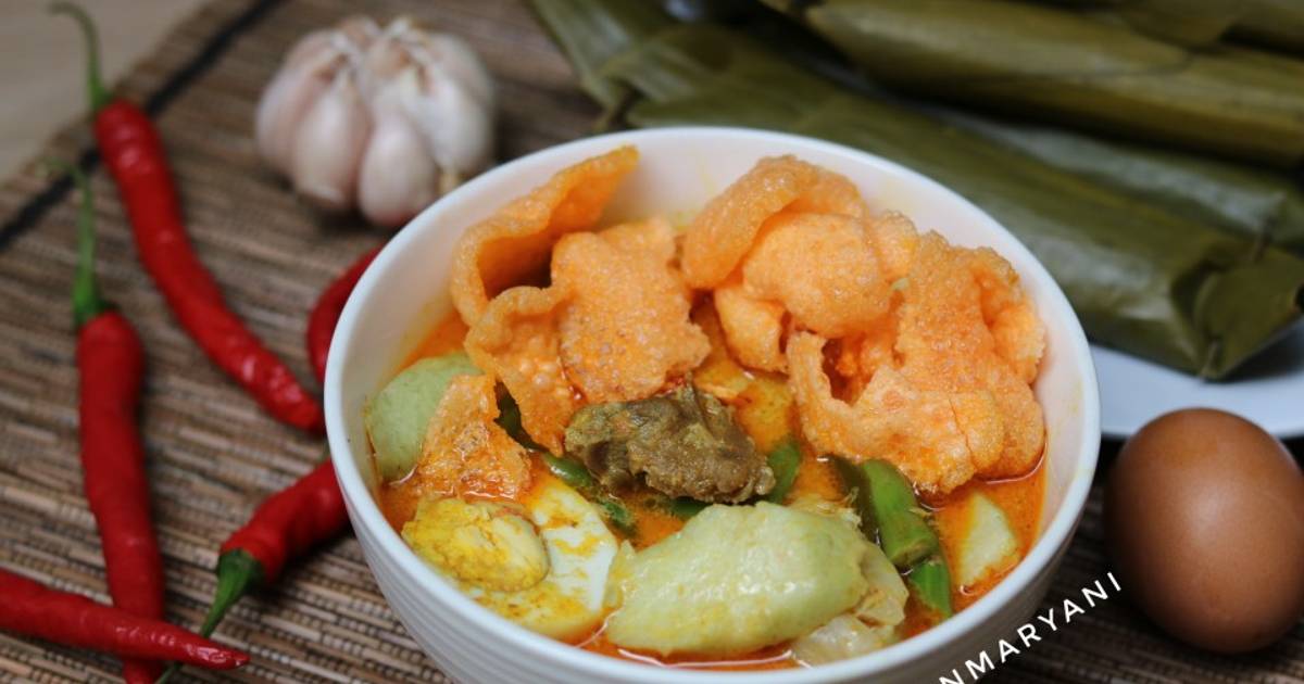 Resep Lontong Sayur Padang oleh Yeyen Maryani - Cookpad