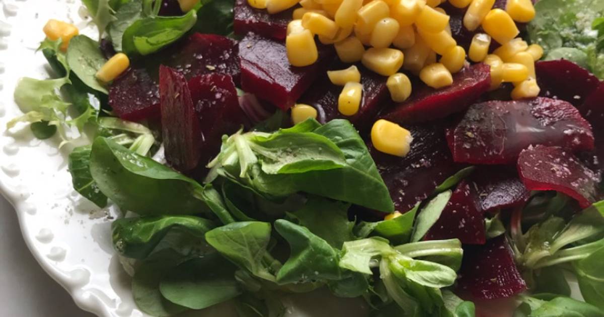 Ensalada de betabel dulce - 25 recetas caseras- Cookpad