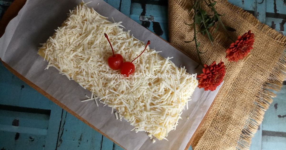 Resep bolu susu lembang no oven rumahan enak dan mudah - Cookpad