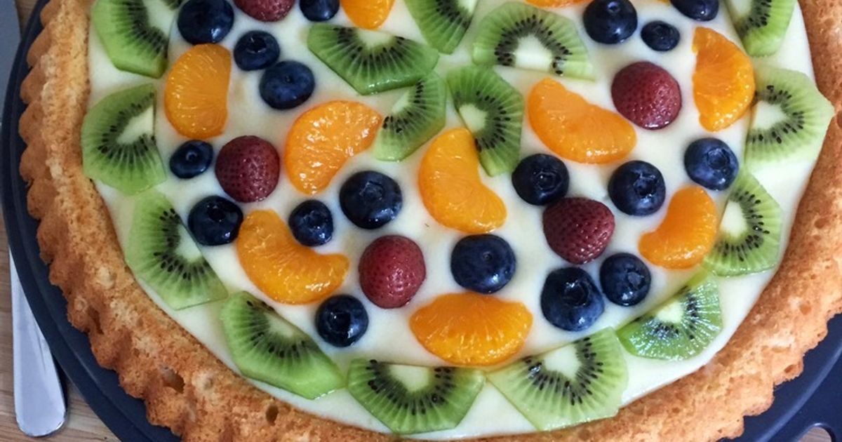 Obsttorte Mit Puddingcreme Rezept von christilicious_kitchen - Cookpad