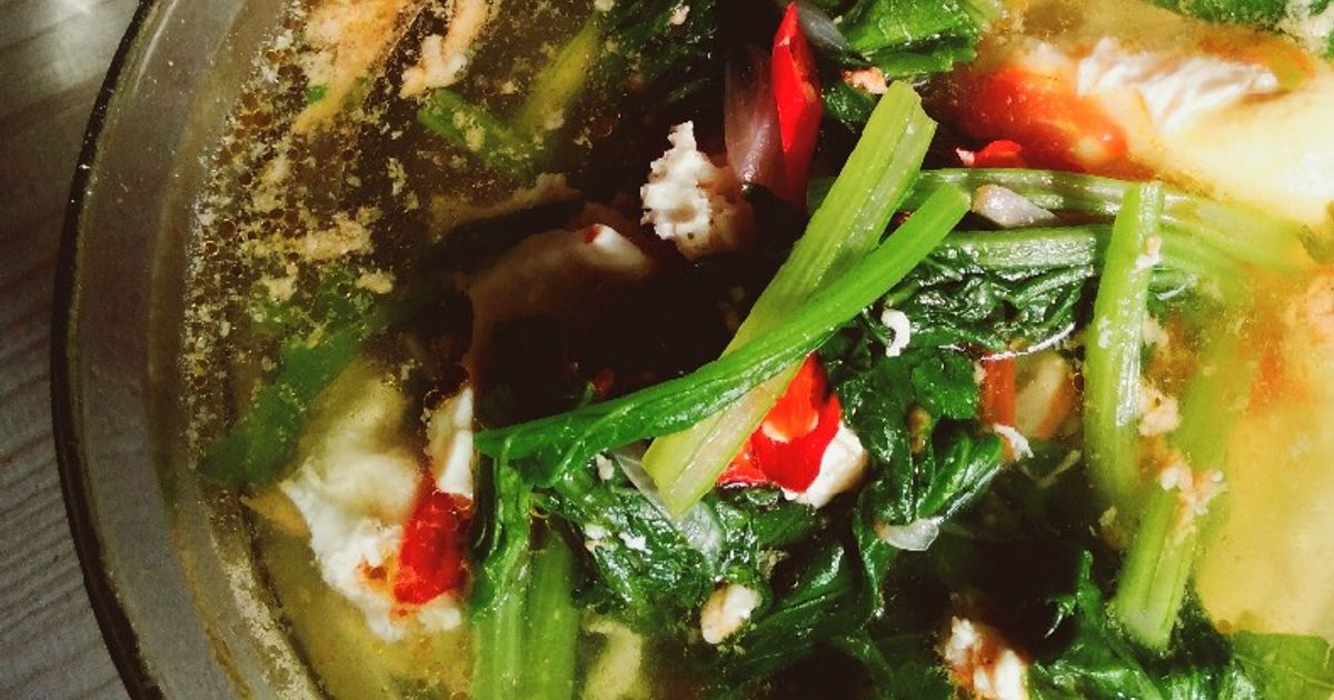 Resep Sup Sehat Sawi Telur Simpel oleh Riza Harisma Pmd - Cookpad