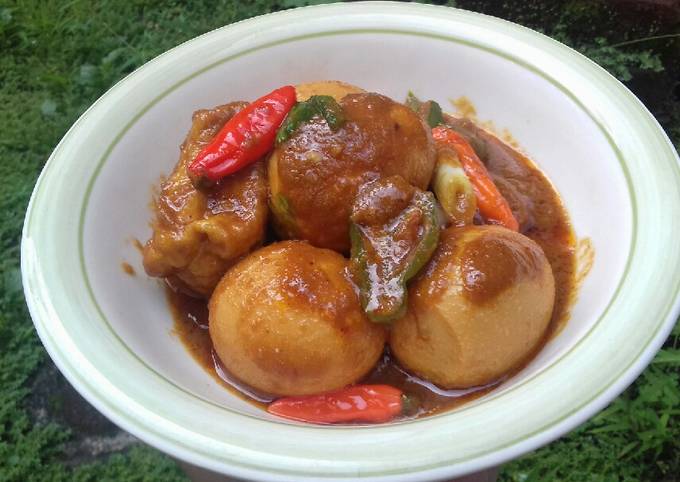 Resep Semur telur tahu oleh DV - Cookpad
