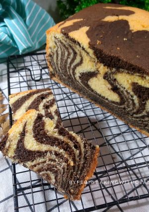 Resep Marble Cake (Sourdough) oleh Baking With 'Otang' - Cookpad
