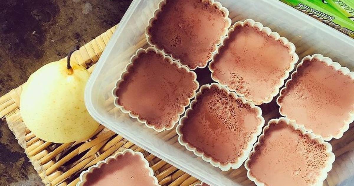 Resep Choco Almond Silk Puding Instant 🍮 oleh Lulu Irfana - Cookpad