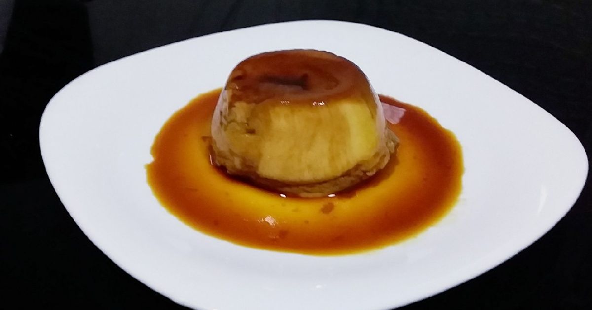Flan Individual Receta de Lita.- Cookpad