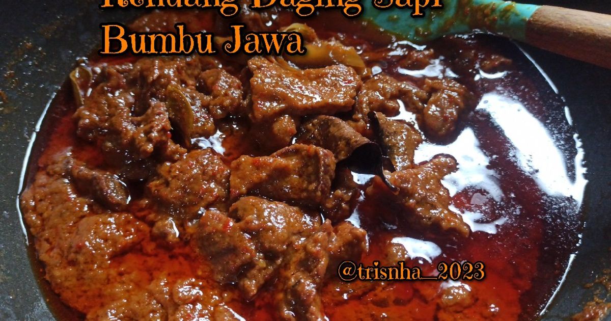 Resep daging rendang bumbu rendang rumahan enak dan mudah - Cookpad