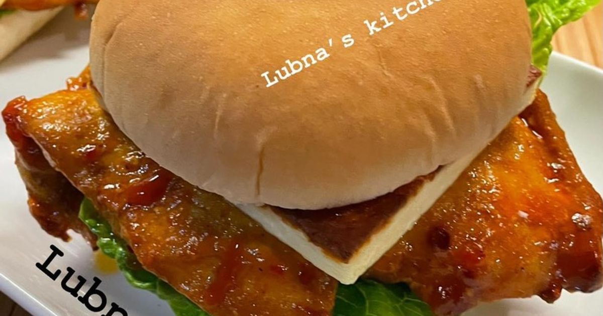 Chicken And Paneer Burgers: Recipe by Lubna’s Kitchen - Cookpad
