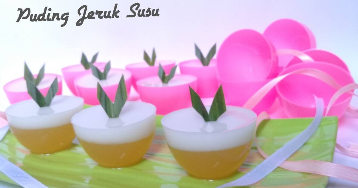 40 resep kue puding jeruk enak dan mudah - Cookpad