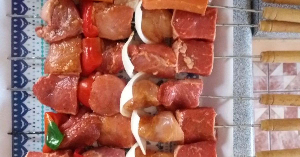Anticuchos Dieciocheros Con Adobo Receta de Fabiola Pérez- Cookpad