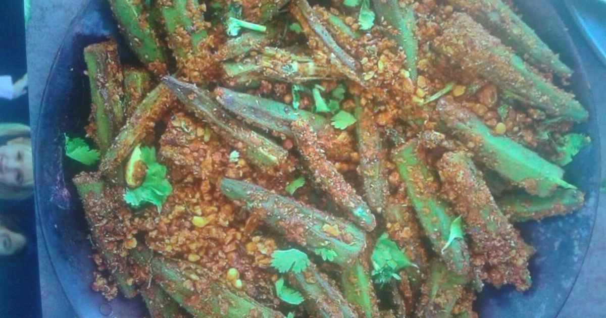 Masala Tawa Bhindi Recipe by Nivedita Sehgal - Cookpad
