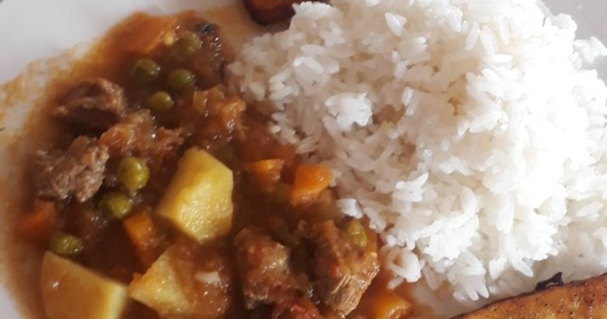 Estofado de carne con papas - 484 recetas caseras- Cookpad