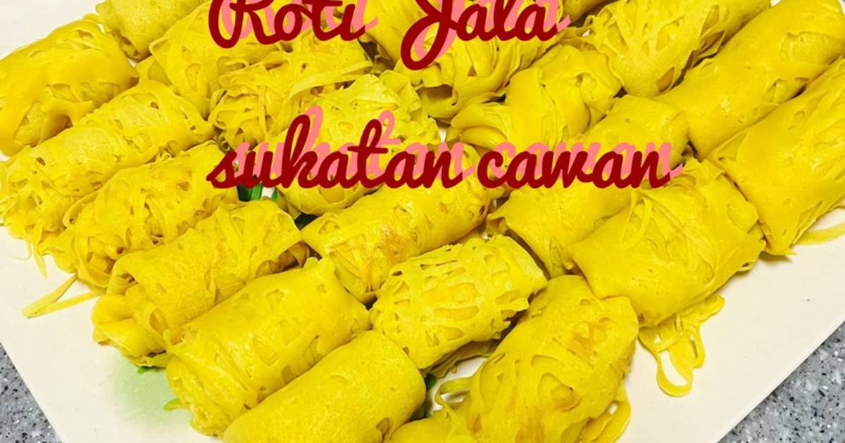 Resipi Roti Jala sukatan cawan (R189) oleh Zahrah Buang - Cookpad