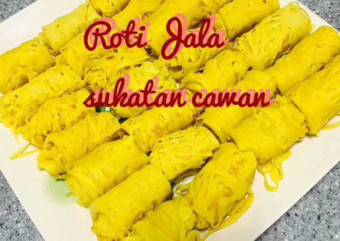 Resipi Roti Jala sukatan cawan (R189) oleh Zahrah Buang - Cookpad