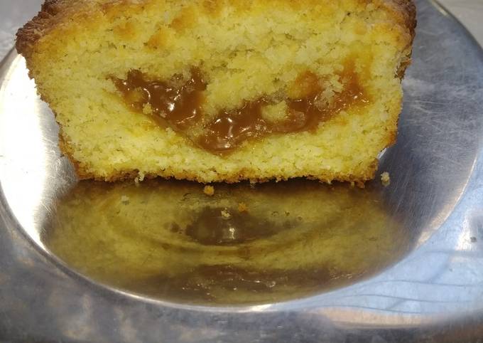 Budín de coco y dulce de leche Receta de Fla- Cookpad