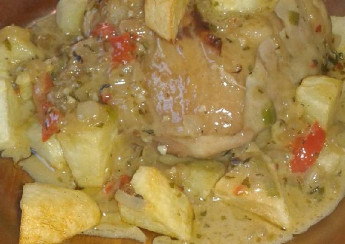 Pollo al disco Receta de Sandra Scassa- Cookpad