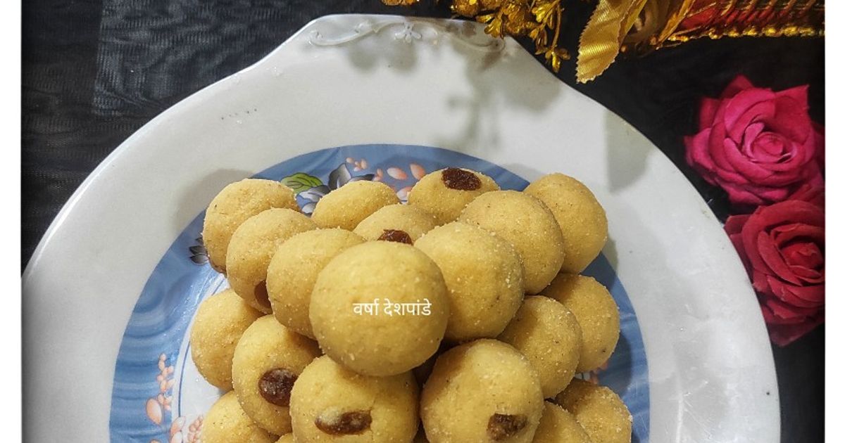 रवा खवा कोकोनट लाडू (Rava Khava Coconut Ladoo Recipe In Marathi) रेसिपी ...