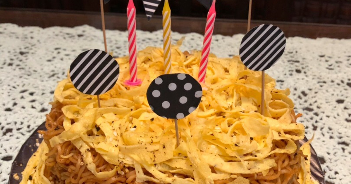 Resep Cake Mie Goreng (Simple) oleh Agita - Cookpad