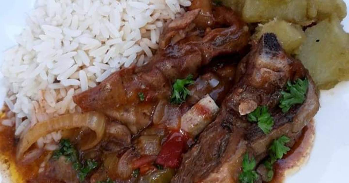 Rice with Goat meat Recipe by Jackline Anyango - Cookpad