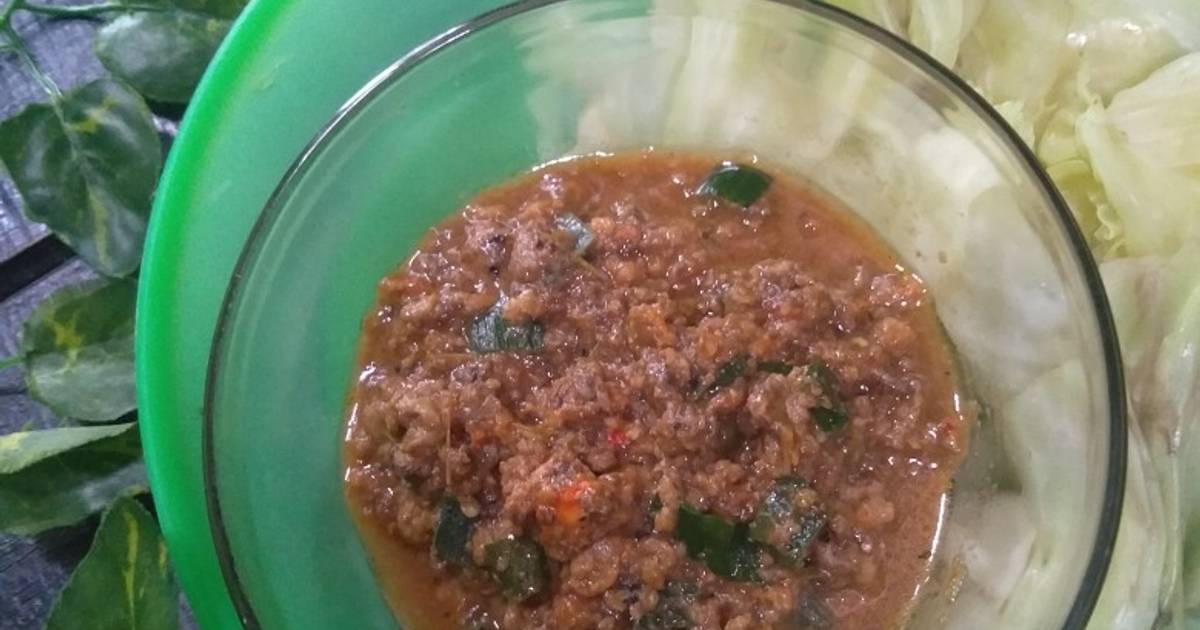 Resep Kol sambal oncom oleh Umi rama - Cookpad