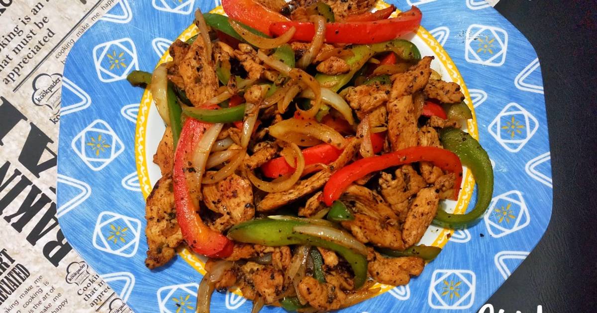 Resep Recook Chicken Fajitas oleh Verena Lita - Cookpad