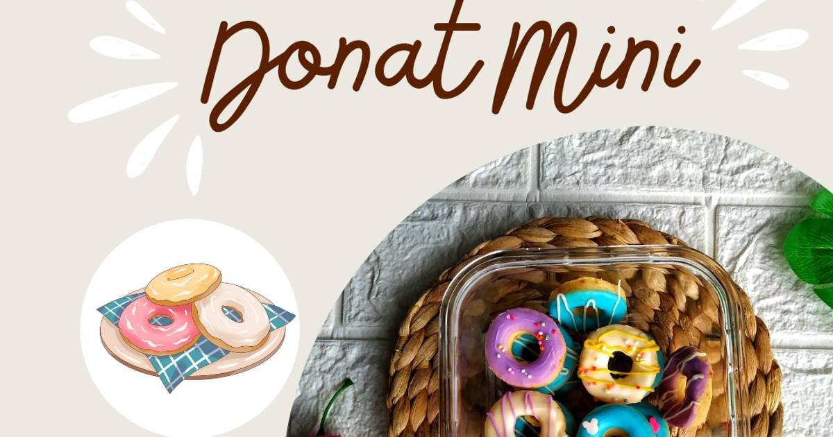 21 resep donat kering mini enak dan mudah - Cookpad