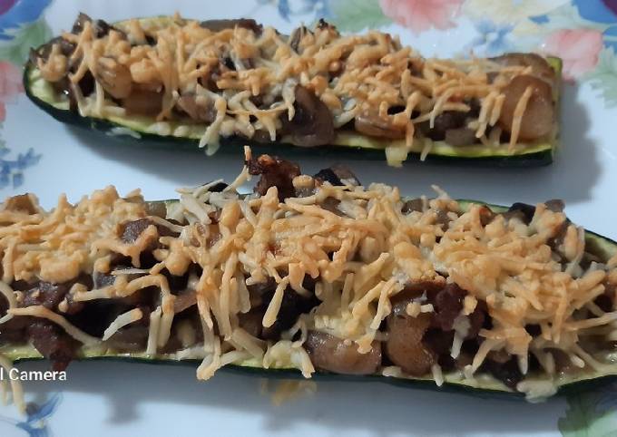 Calabacines rellenos (aprovechamiento) Receta de Luz- Cookpad