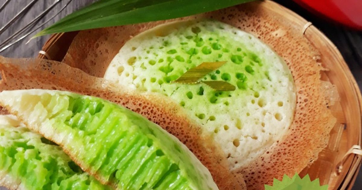 Resep kue apem warna rumahan enak dan mudah - Cookpad
