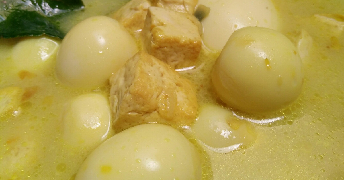 Resep Tahu Telor Kuah Kuning 🍲 oleh MeMamaMaya - Cookpad