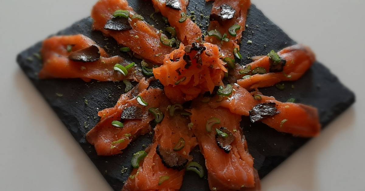 Carpaccio de salmon - 45 recetas caseras- Cookpad