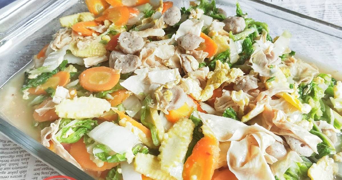 Resep Cah jagung putren sawi putih oleh Chiensyn Kuliner - Cookpad