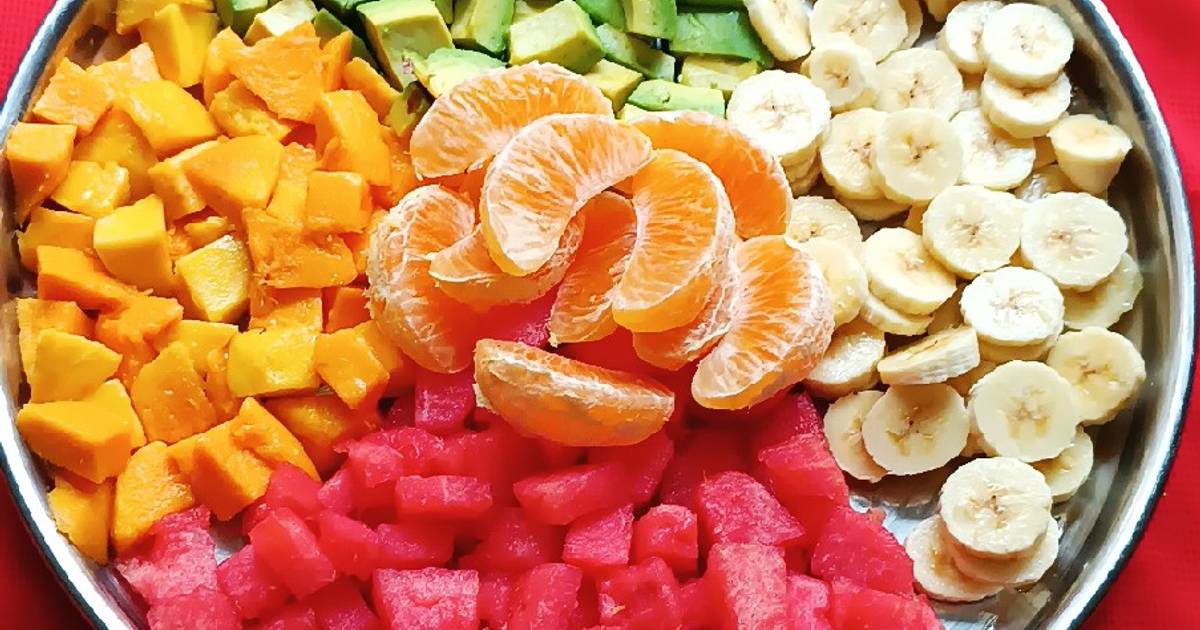 Mix Fruit Platter Recipe by Sangita Vyas - Cookpad