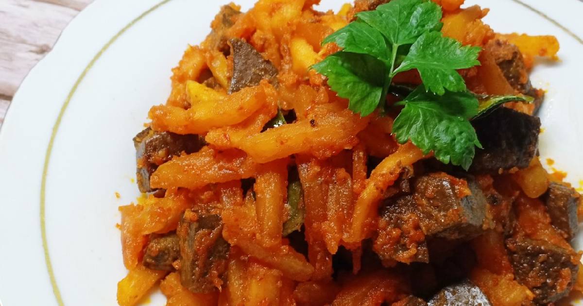 Resep Sambal goreng hati sapi daging empuk oleh Goresep AF - Cookpad