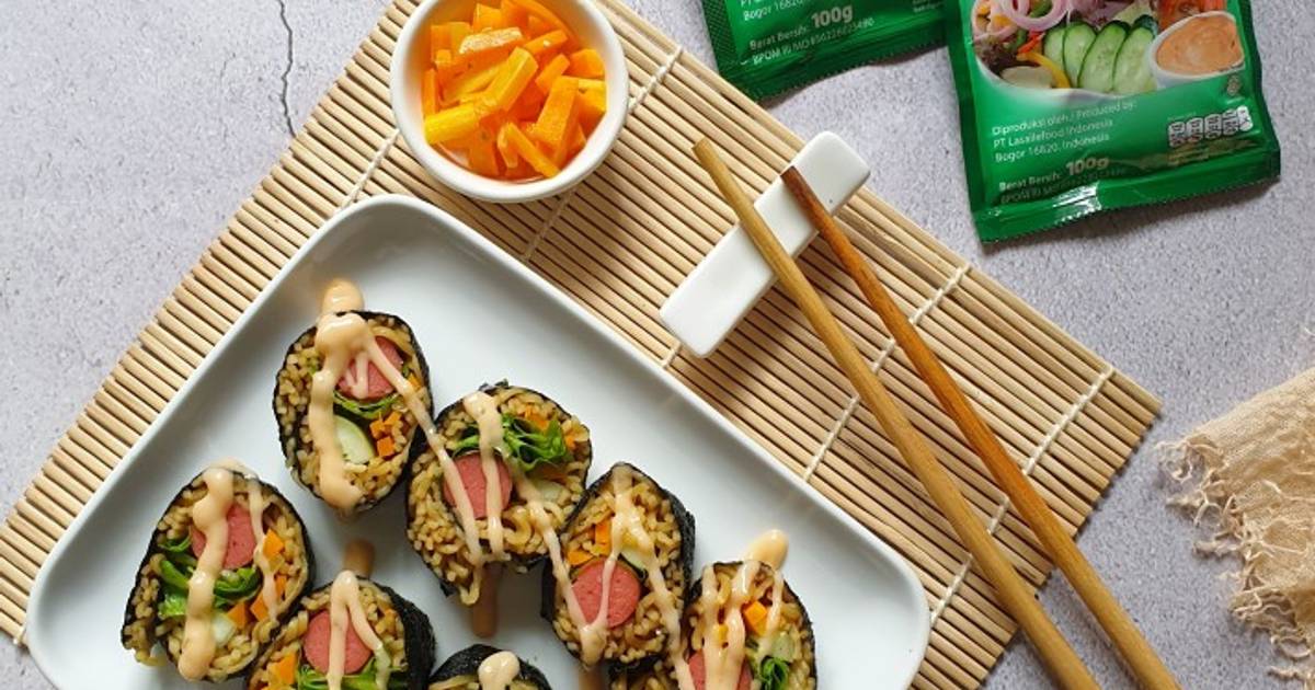 746 resep kimbab sederhana enak dan sederhana ala rumahan - Cookpad